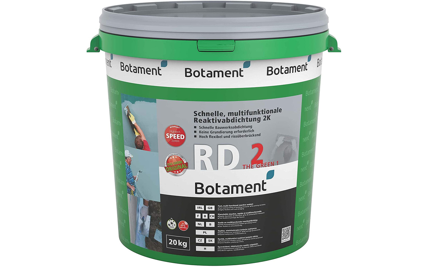 Botament RD 2 kétkomponensű kenhető szigetelés, 20 kg