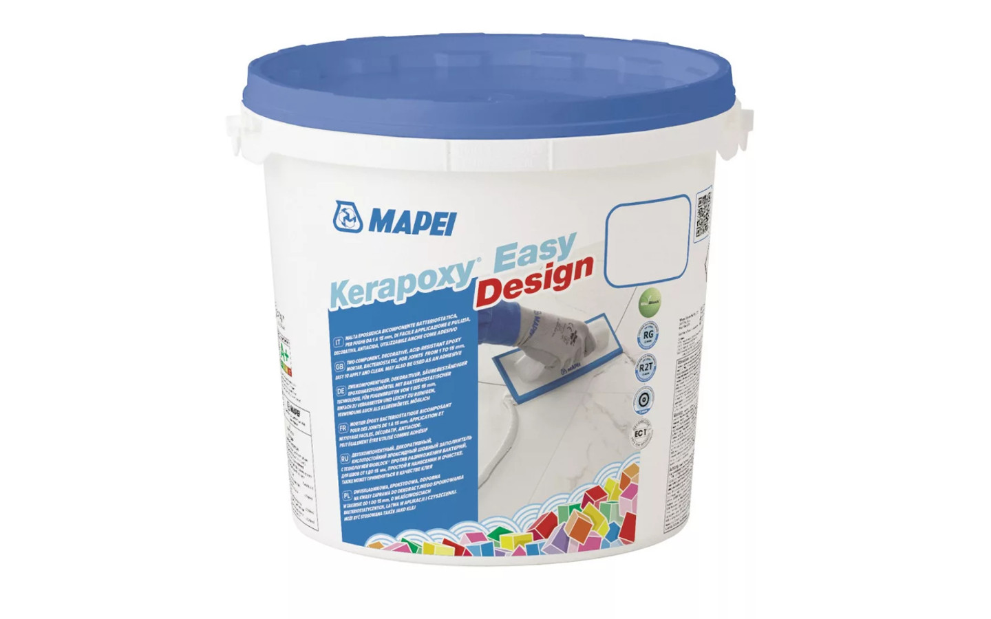 Mapei Kerapoxy Easy Design epoxi fugázó, 111 ezüstszürke