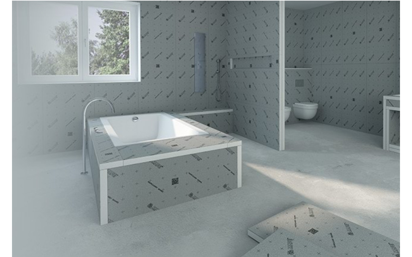 Mapei Mapeguard Board építőlemez 60 x 260 x 1 cm