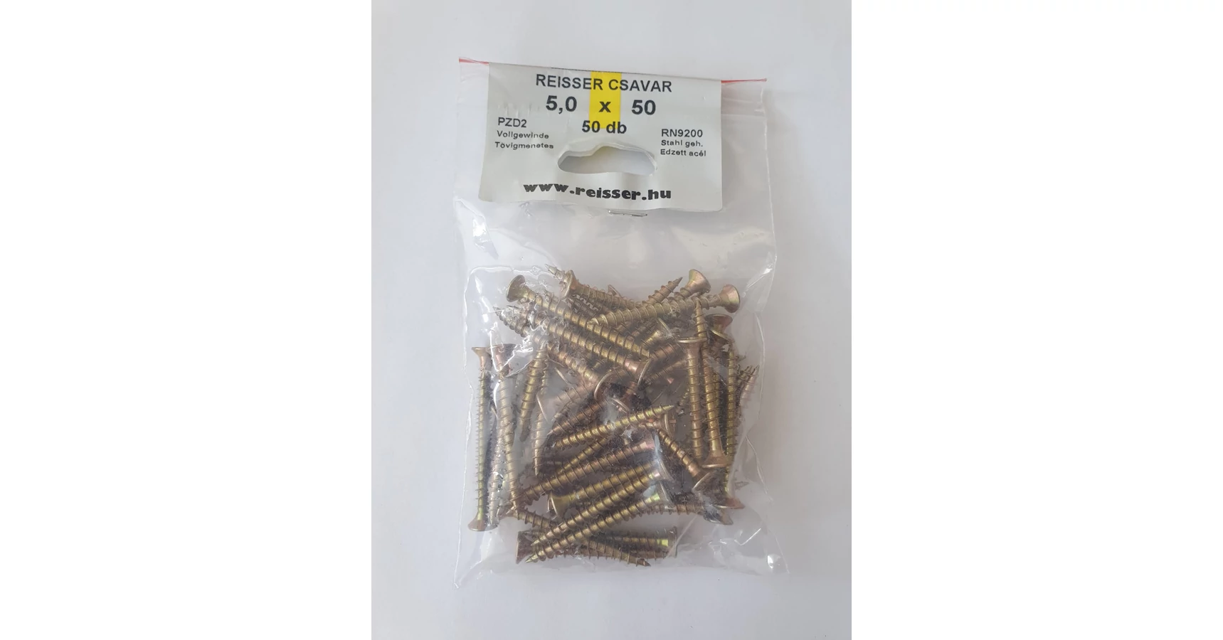 Reisser R2 forgácslapcsavar, 5 x 50 mm, 50 db / csomag - Burkoló Áruház