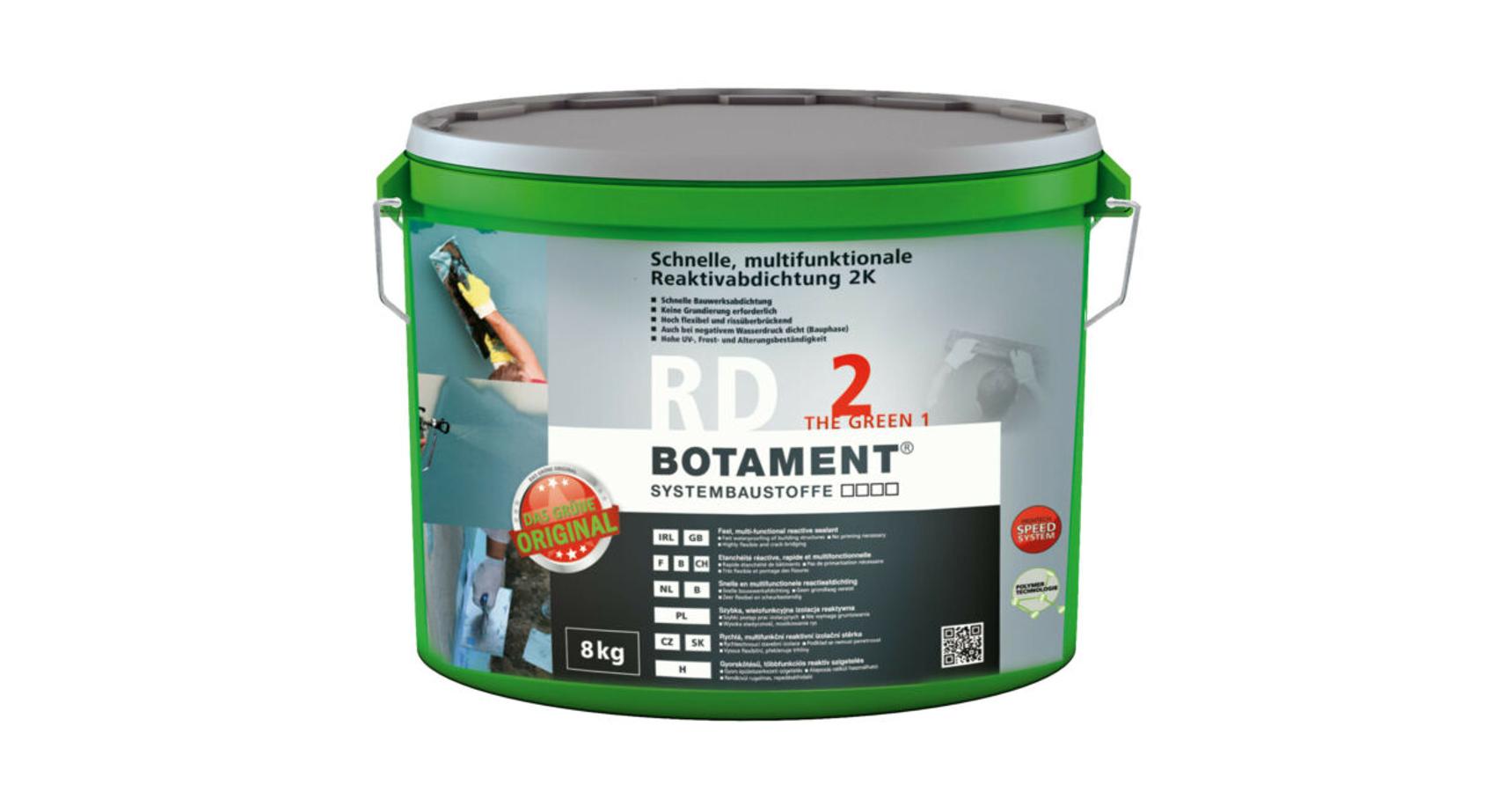 Botament RD 2 kétkomponensű kenhető szigetelés, 8 kg