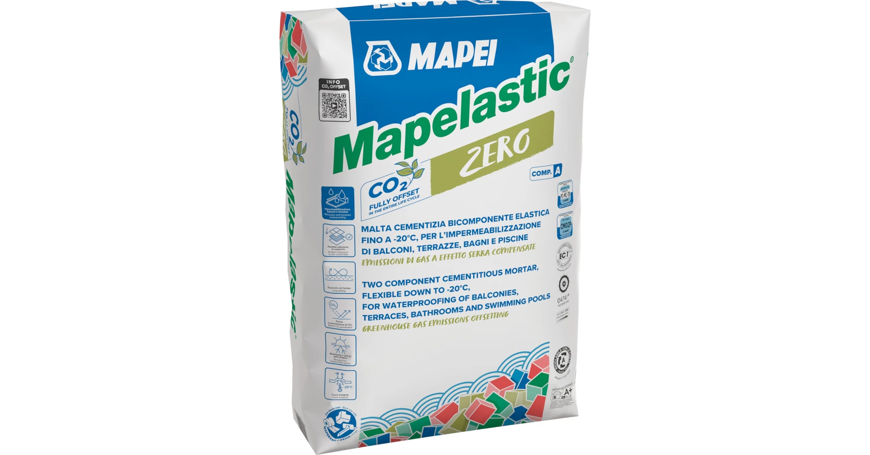 Mapei Mapelastic Zero vízszigetelés, A komponens, 24 kg