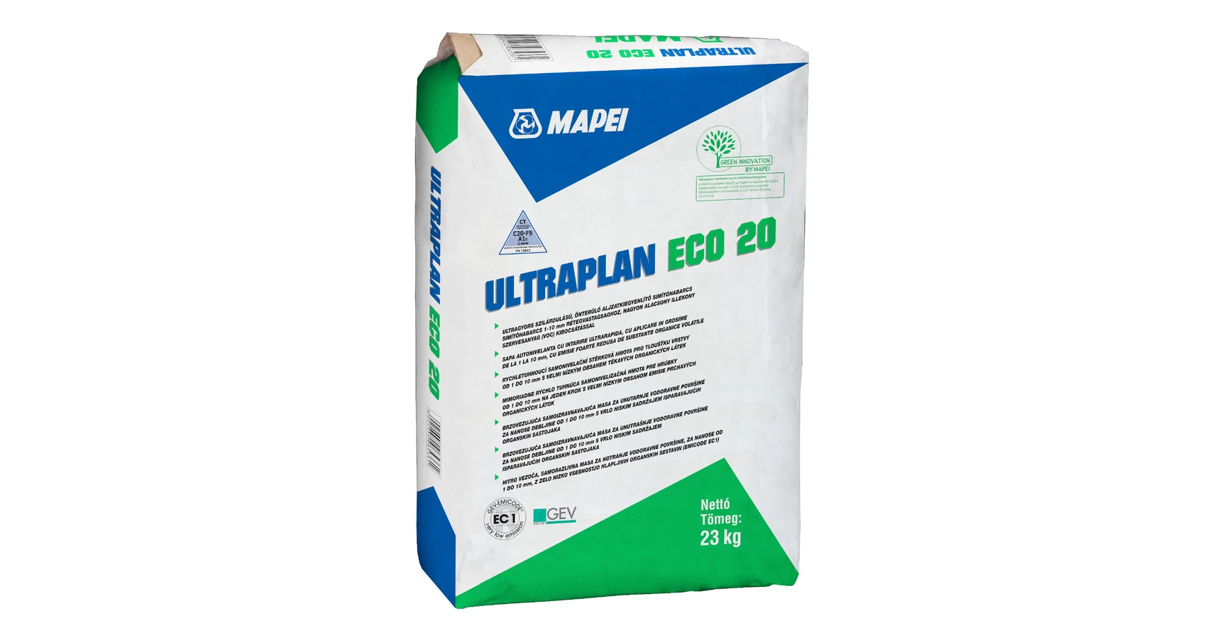 Mapei Ultraplan Eco20 aljzatkiegyenlítő 23 kg