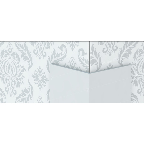 Profilplast PVC sarokvédő profil 25 x 25 mm / 2.75 m fehér